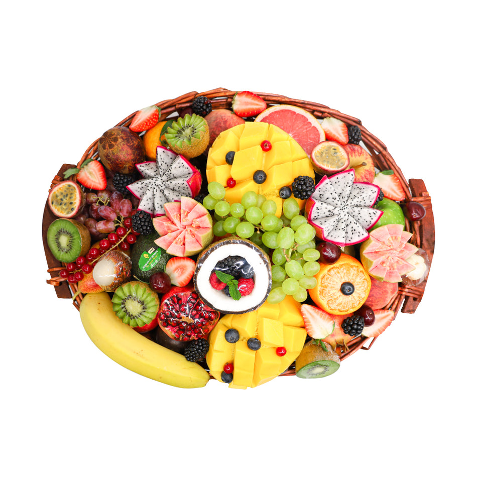 Buy Premium Fruit Basket – Fresh Fruit & Veggies Online in UAE – Gulf ...