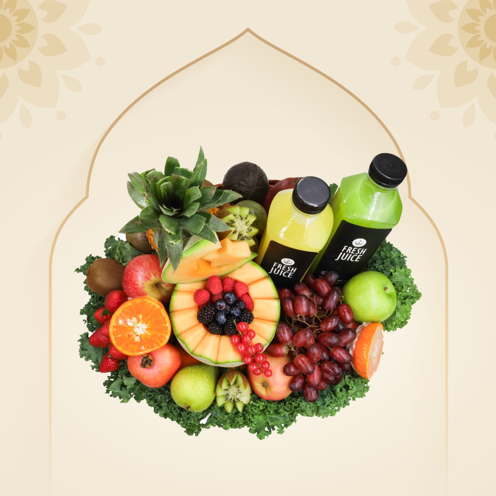 Buy Premium Fruit Basket – Fresh Fruit & Veggies Online in UAE – Gulf ...