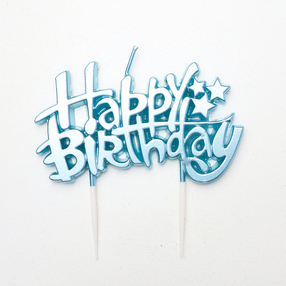 Happy Birthday Topper Candle – Gulf Fruits